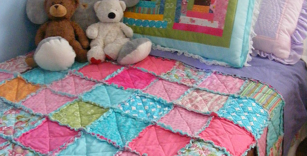 Easy Rag Quilt – Free Pattern - All Free Ck
