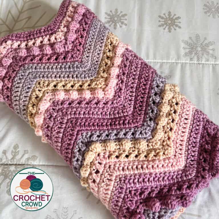 How to Crochet a Hugs & Kisses Baby Blanket - All Free Ck