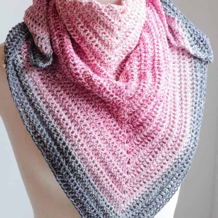 Simple Crochet Shawl for Beginners