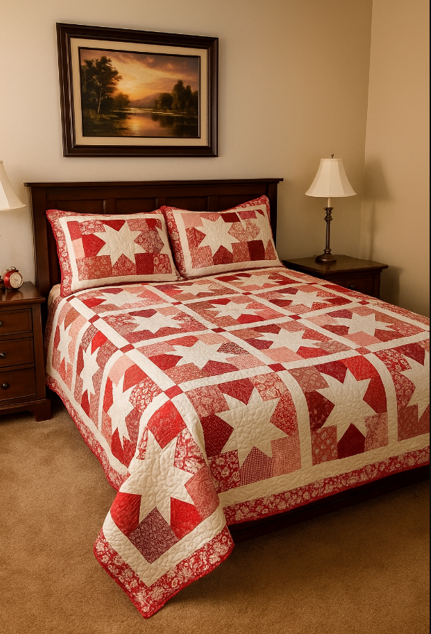 How to Make a Red Star Quilt for Christmas: Complete Step-by-Step Guide